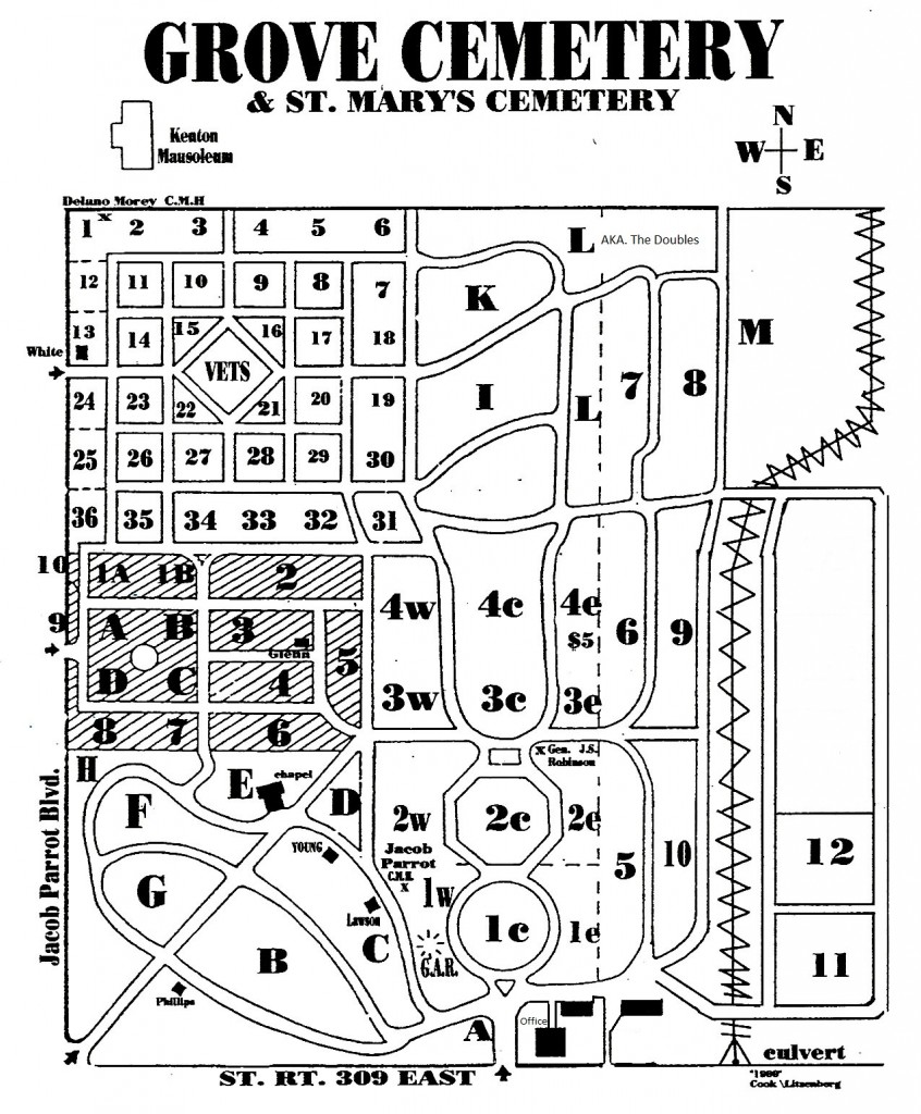 Grove Cemetery Maps – Grove Cemetery